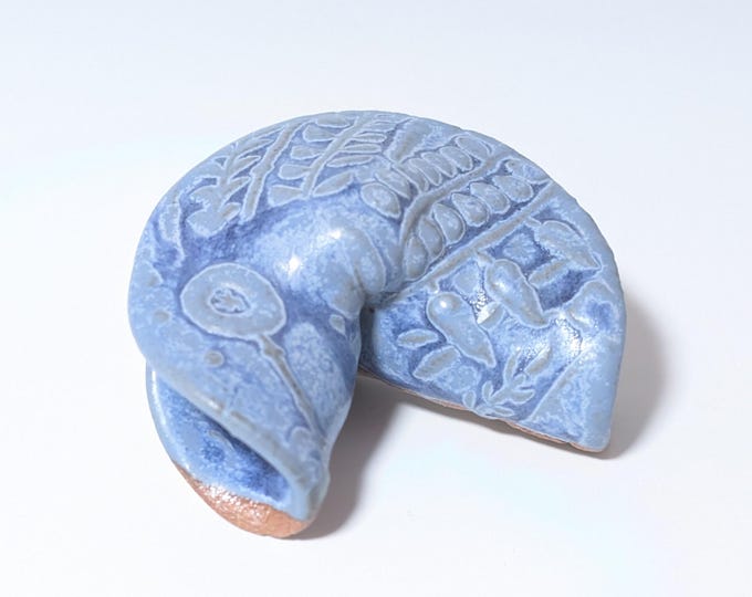 Reusable Fortune Cookie, Ceramic Fortune Cookie, Food Safe, Handmade ...