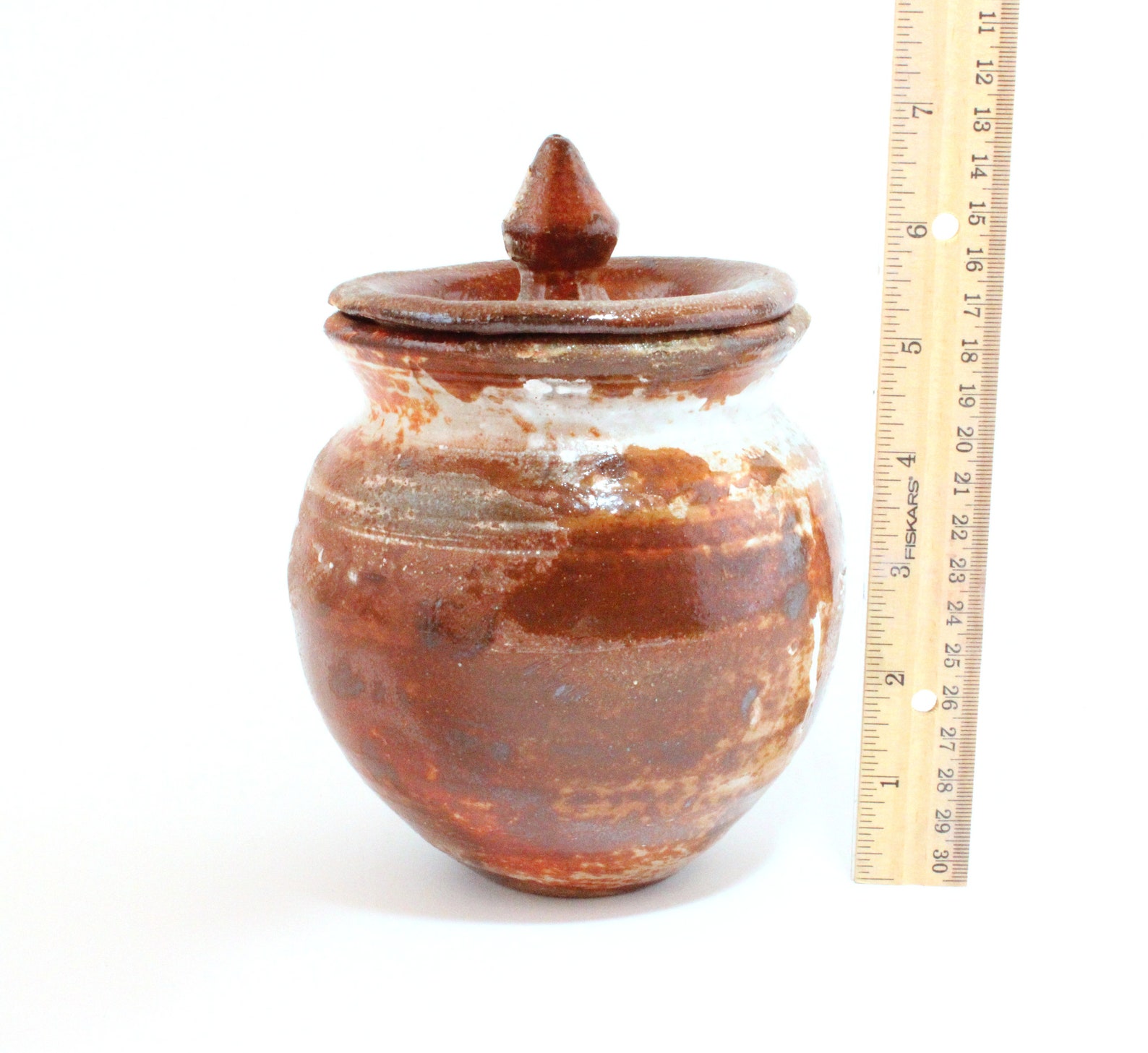 Wood Fired Lidded Pot Ceramic Lidded Pot Smudge Pot - Etsy