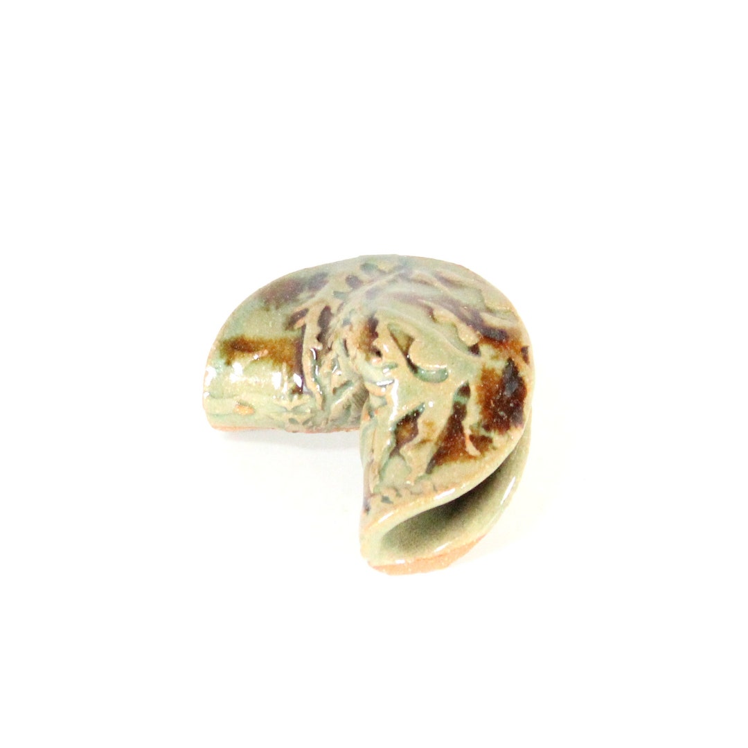 Reusable Fortune Cookie, Ceramic Fortune Cookie, Food Safe, Handmade ...