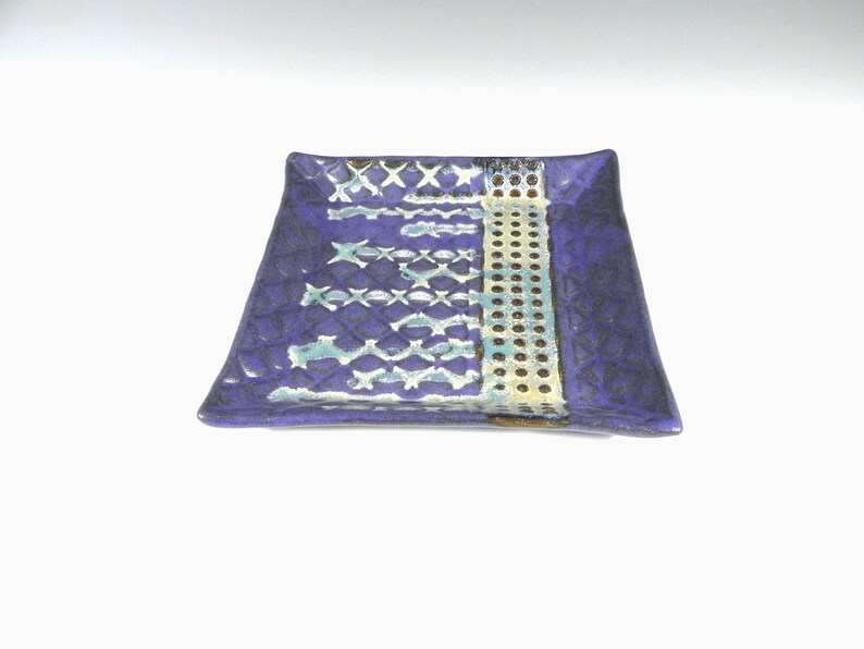 Salad Plate - Small Plate - Purple Plates - Ceramic Dishes - Handmade ...