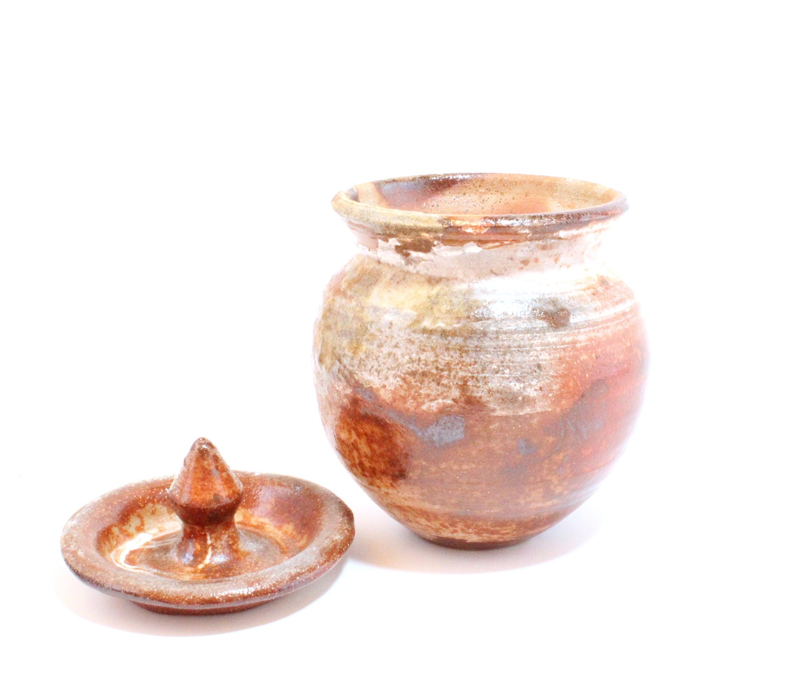 Wood Fired Lidded Pot Ceramic Lidded Pot Smudge Pot - Etsy