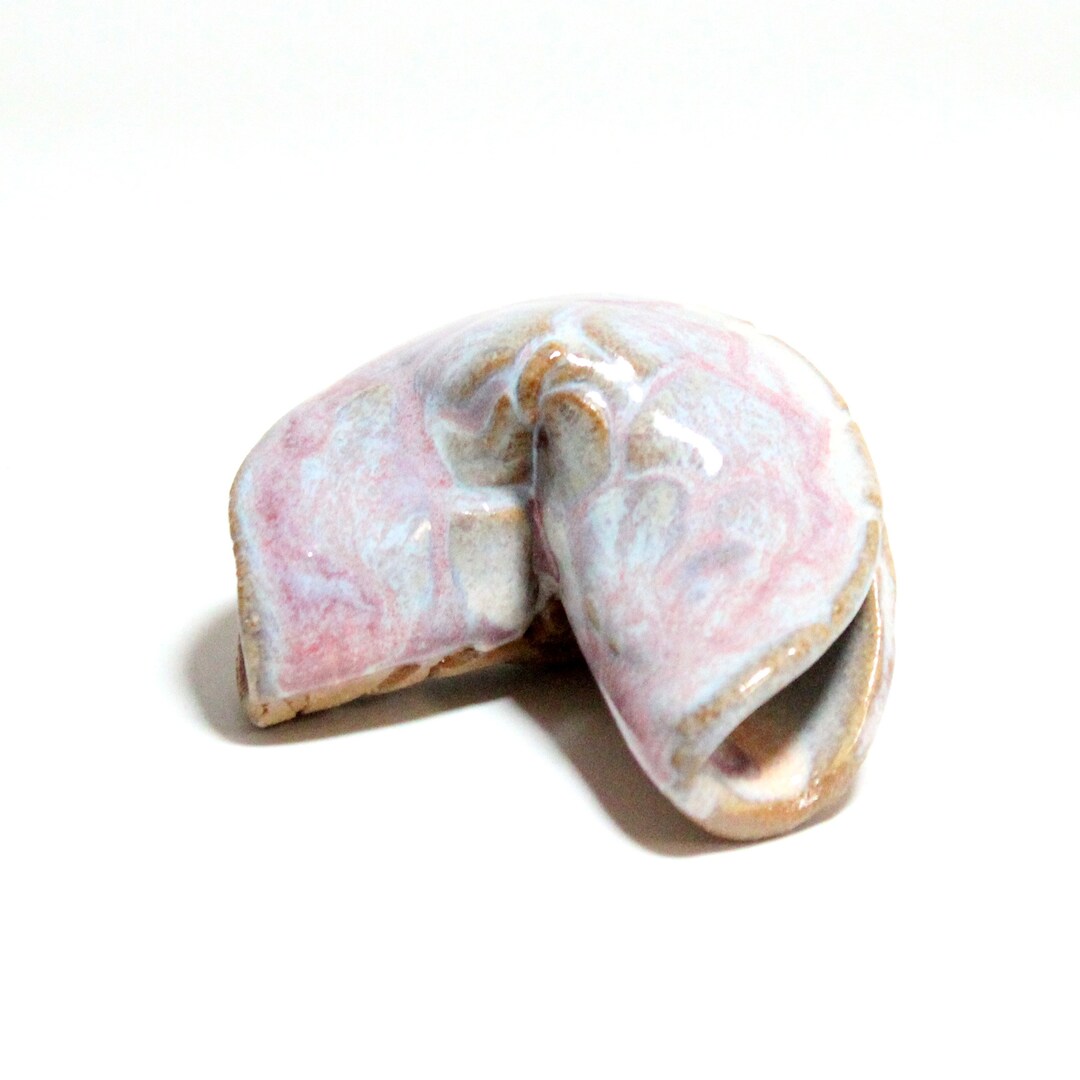 Reusable Fortune Cookie, Ceramic Fortune Cookie, Food Safe, Handmade ...