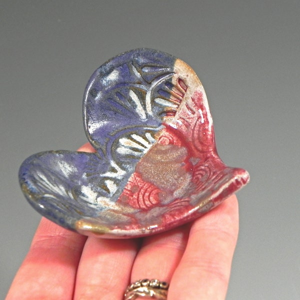Heart Shaped Ceramic Dish - Etsy