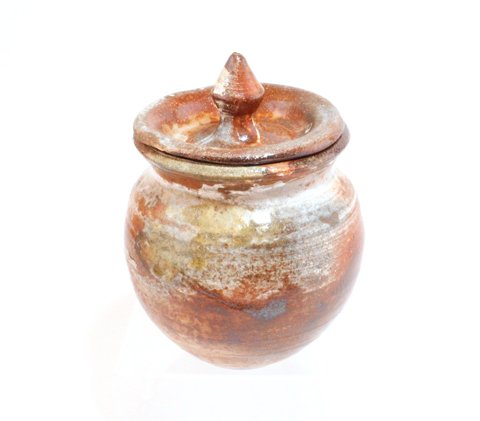 Wood Fired Lidded Pot Ceramic Lidded Pot Smudge Pot - Etsy