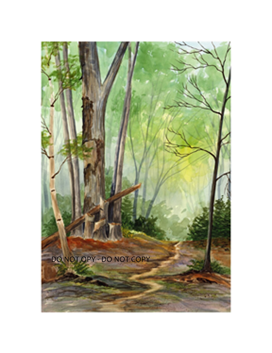 Landscape Art "the Bee Tree" by Doris Wilbur Artist, Watercolor Art ...