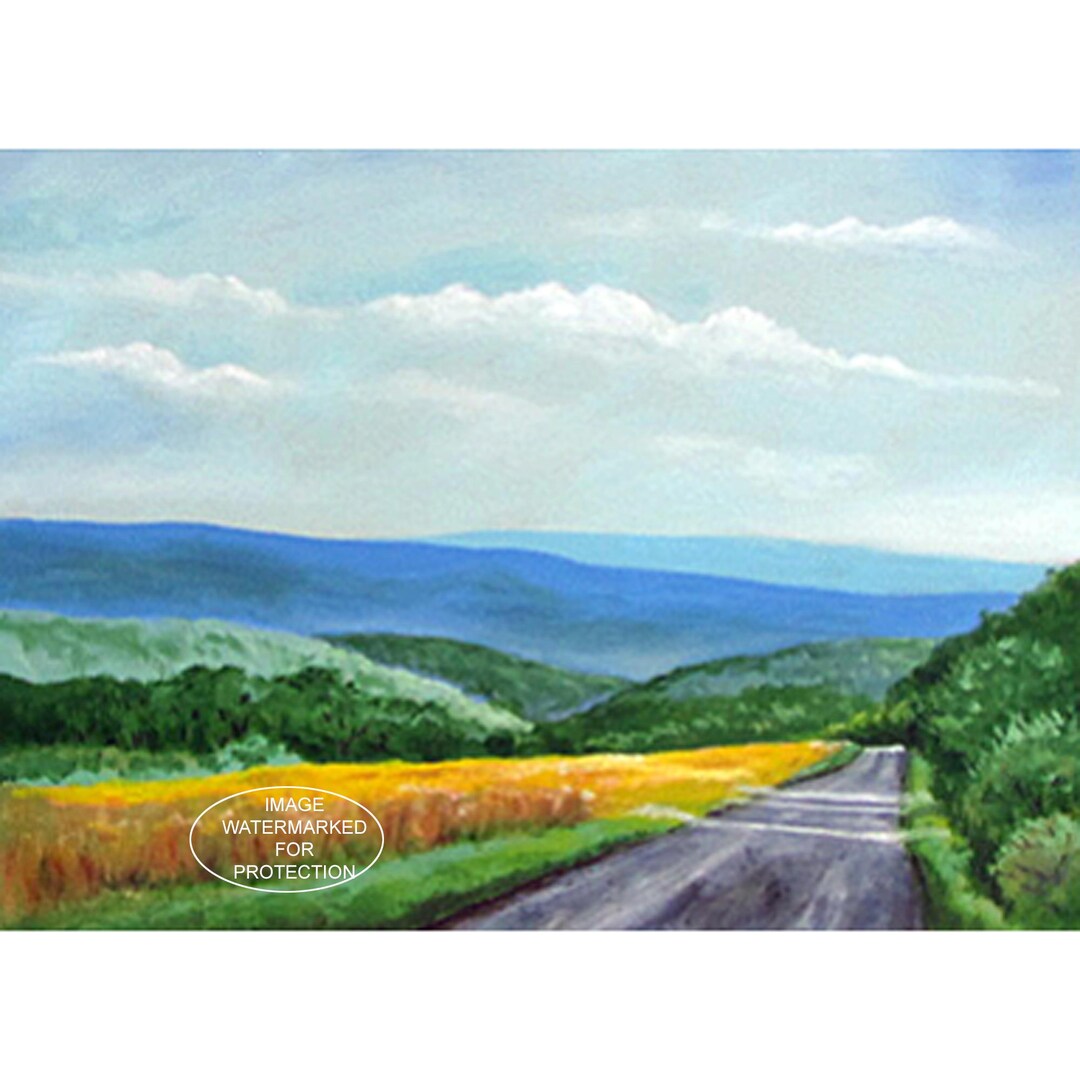 Limited Edition Print of Oil Painting "goldenrod Fields" by Doris ...