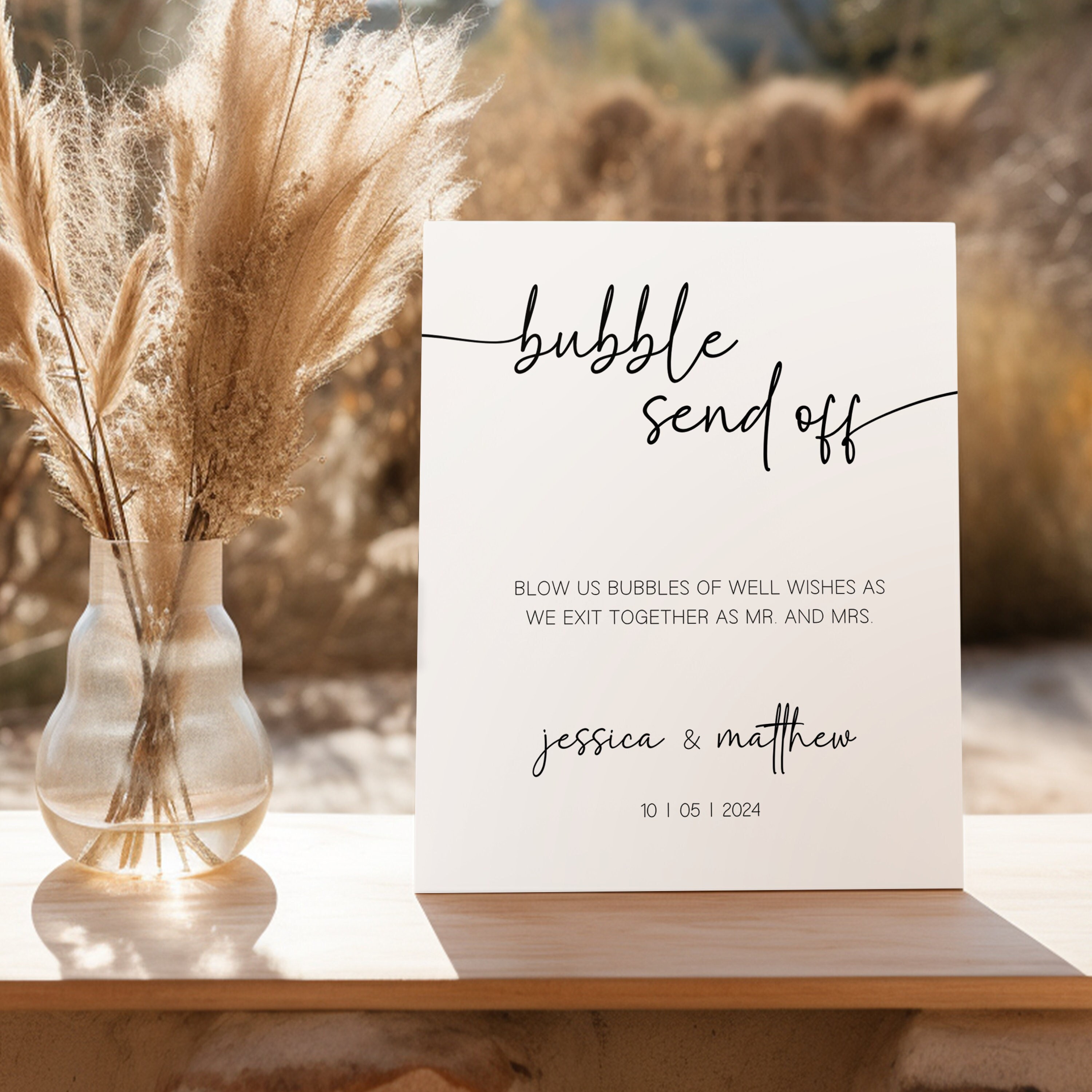 Bubbles Wedding Send Off, Bubbles for Wedding Send Off, Bubble Send Off ...