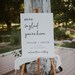 We're so Glad You're Here, Minimalist Wedding Welcome Sign, Editable ...