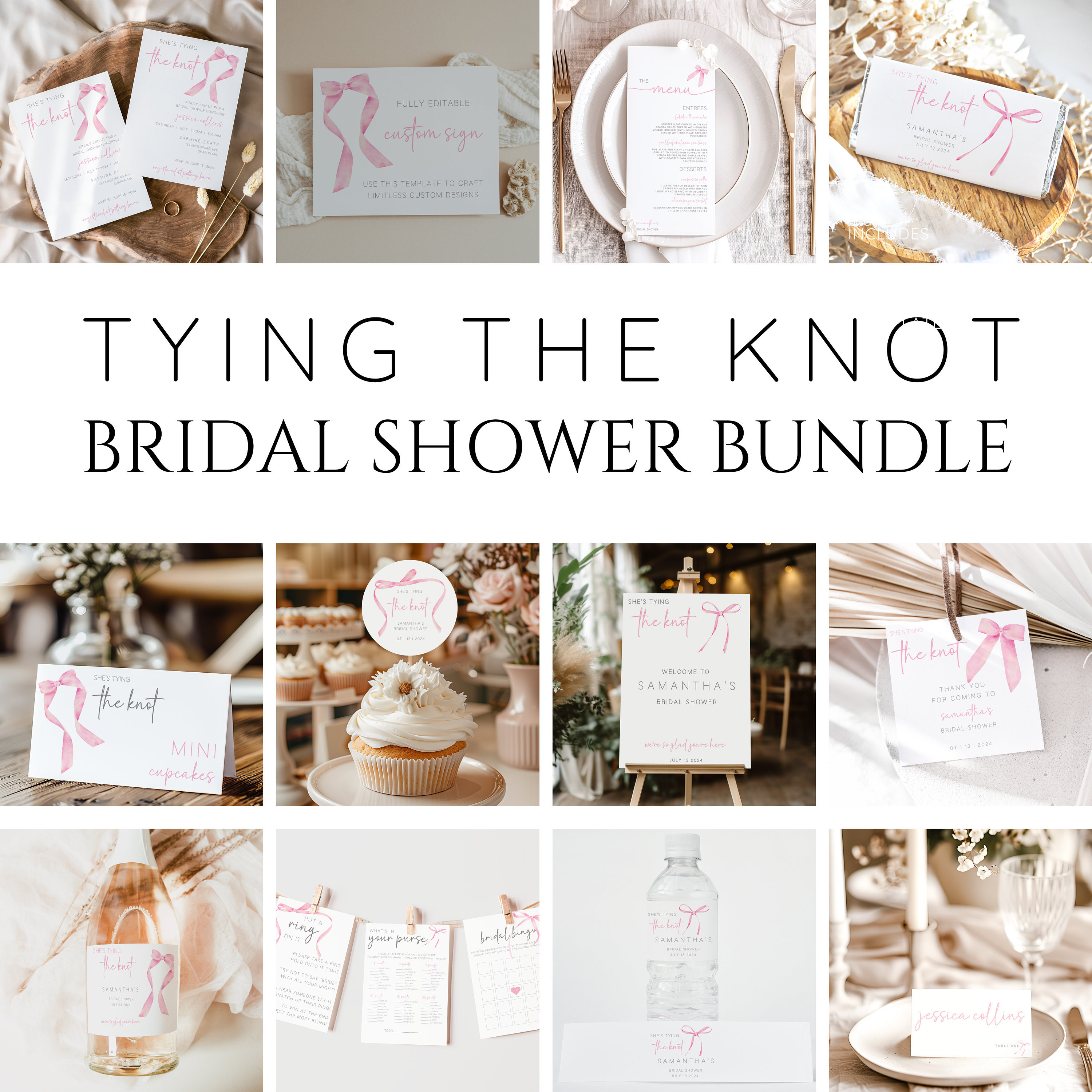 Shes Tying the Knot Bridal Shower Bundle, Shes Tying the Knot Bridal ...