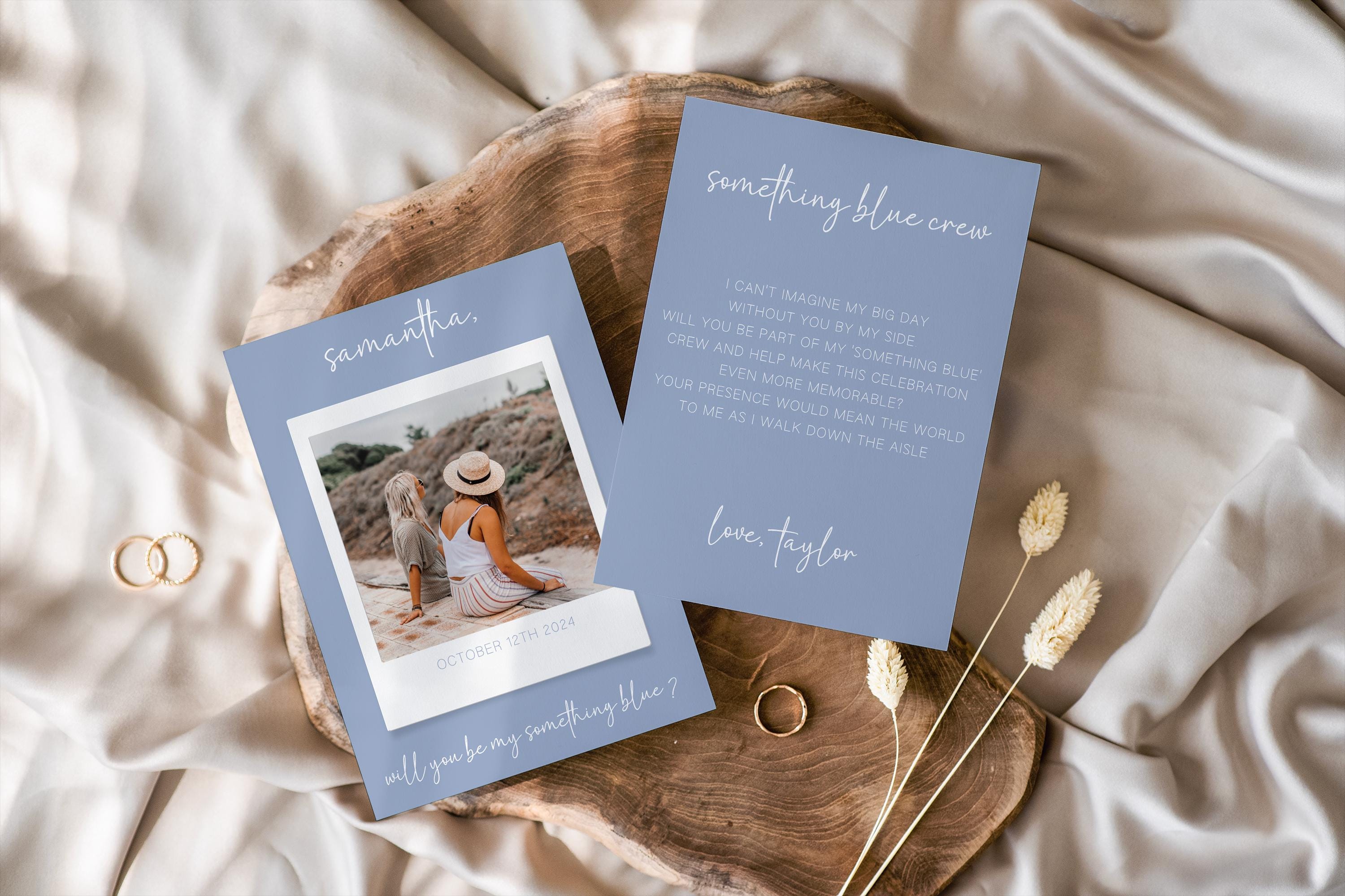 Something Blue Crew Card, Something Blue Crew Proposal Card, Will You ...