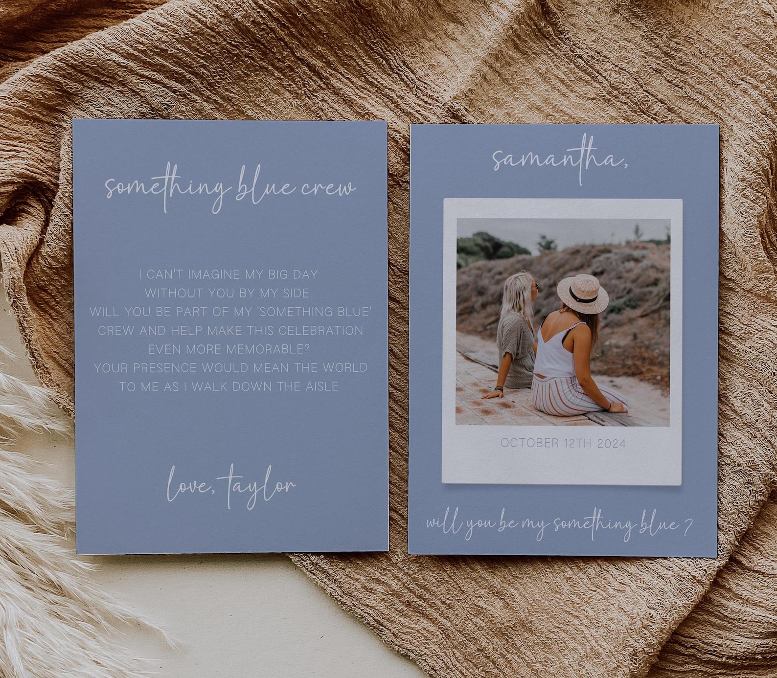 Something Blue Crew Card, Something Blue Crew Proposal Card, Will You ...