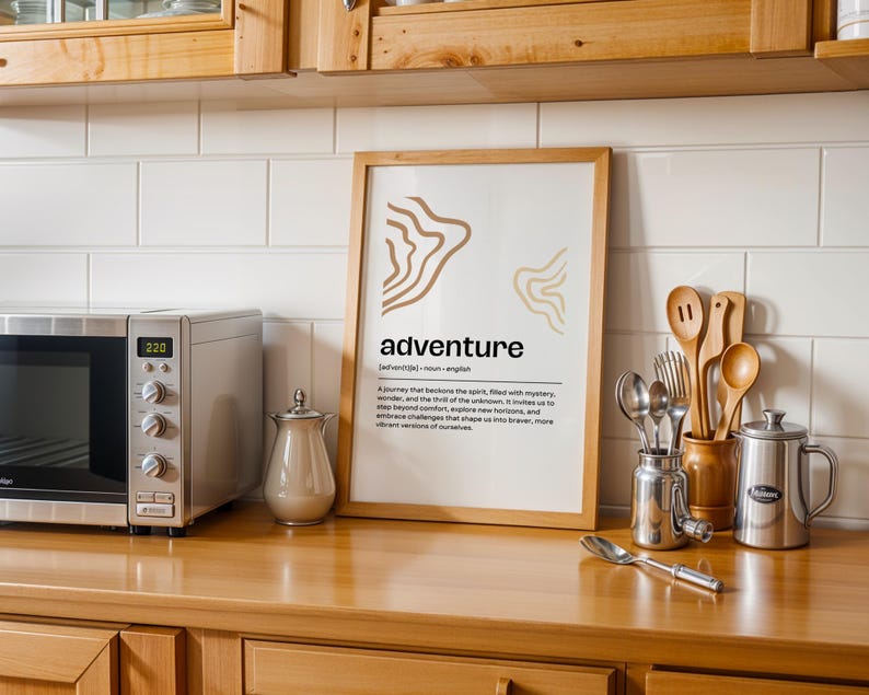 Adventure Definition Print. Adventure Poster. Inspirational Travel ...