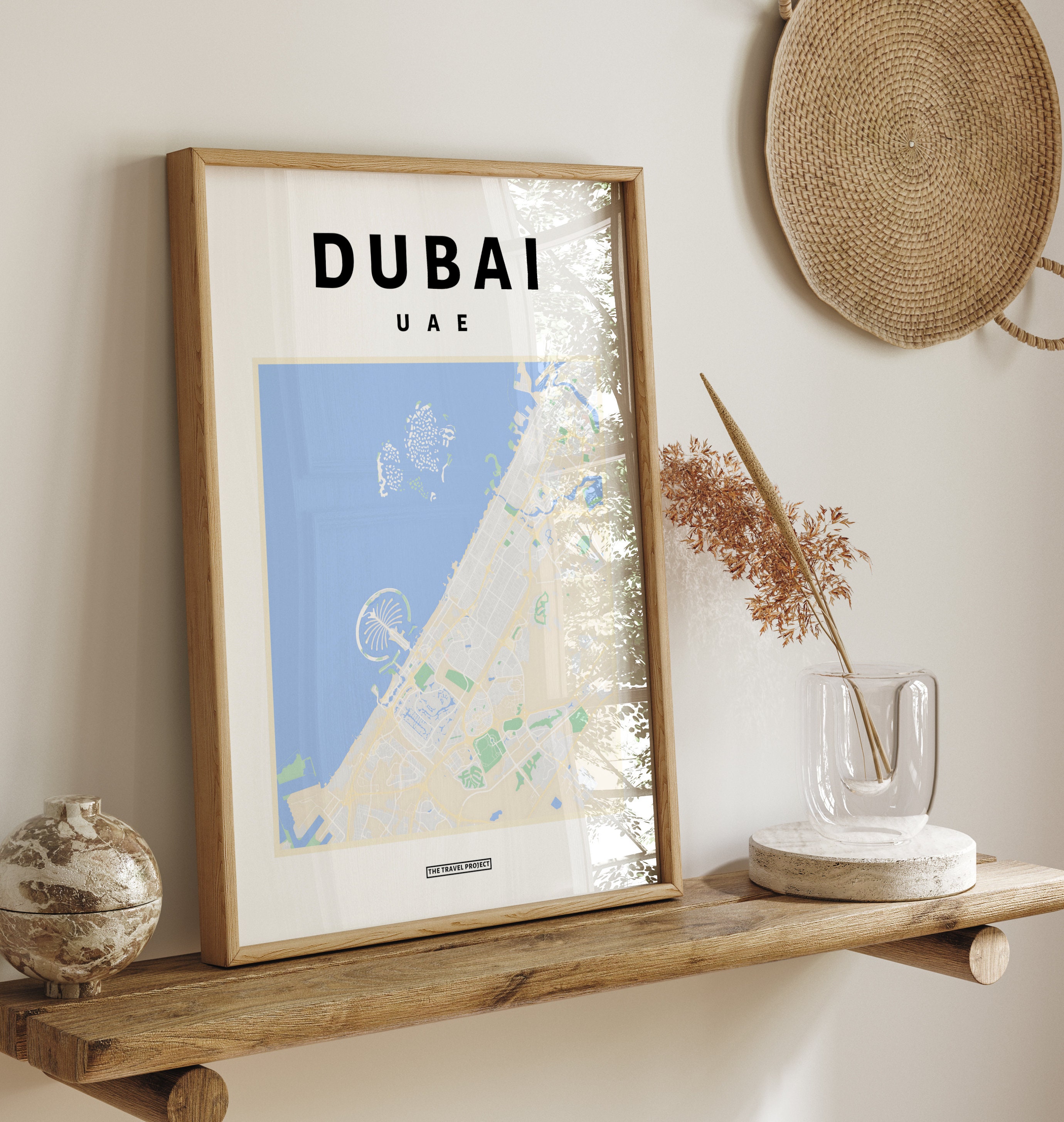 Dubai City Map. UAE Travel Print. Map of Asia. World Maps. Street Maps ...