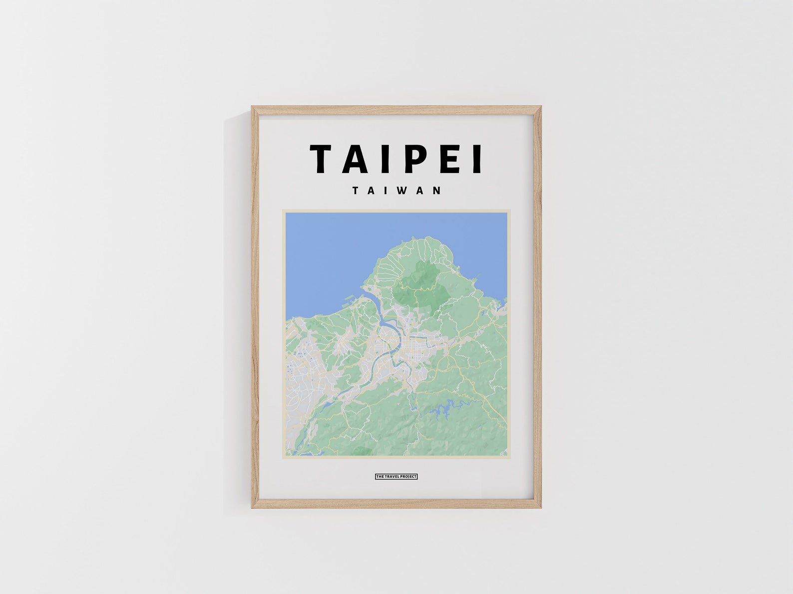 Taipei City Map. Taiwan Travel Print. Map of Asia. World Maps. Street ...