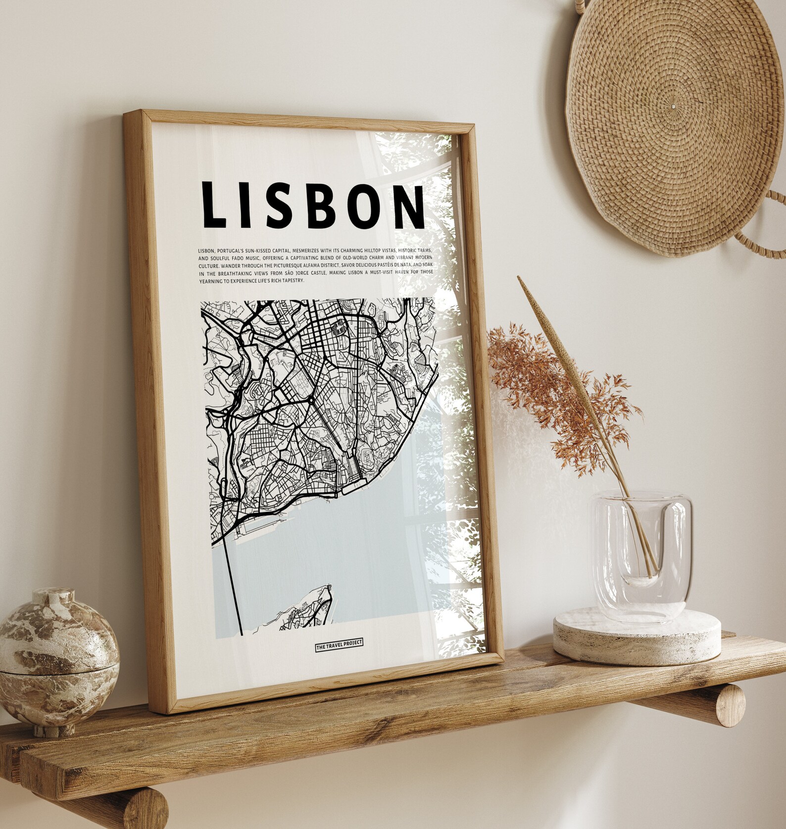 Lisbon City Map. Minimal Travel Print. Map of Portugal. World Maps ...