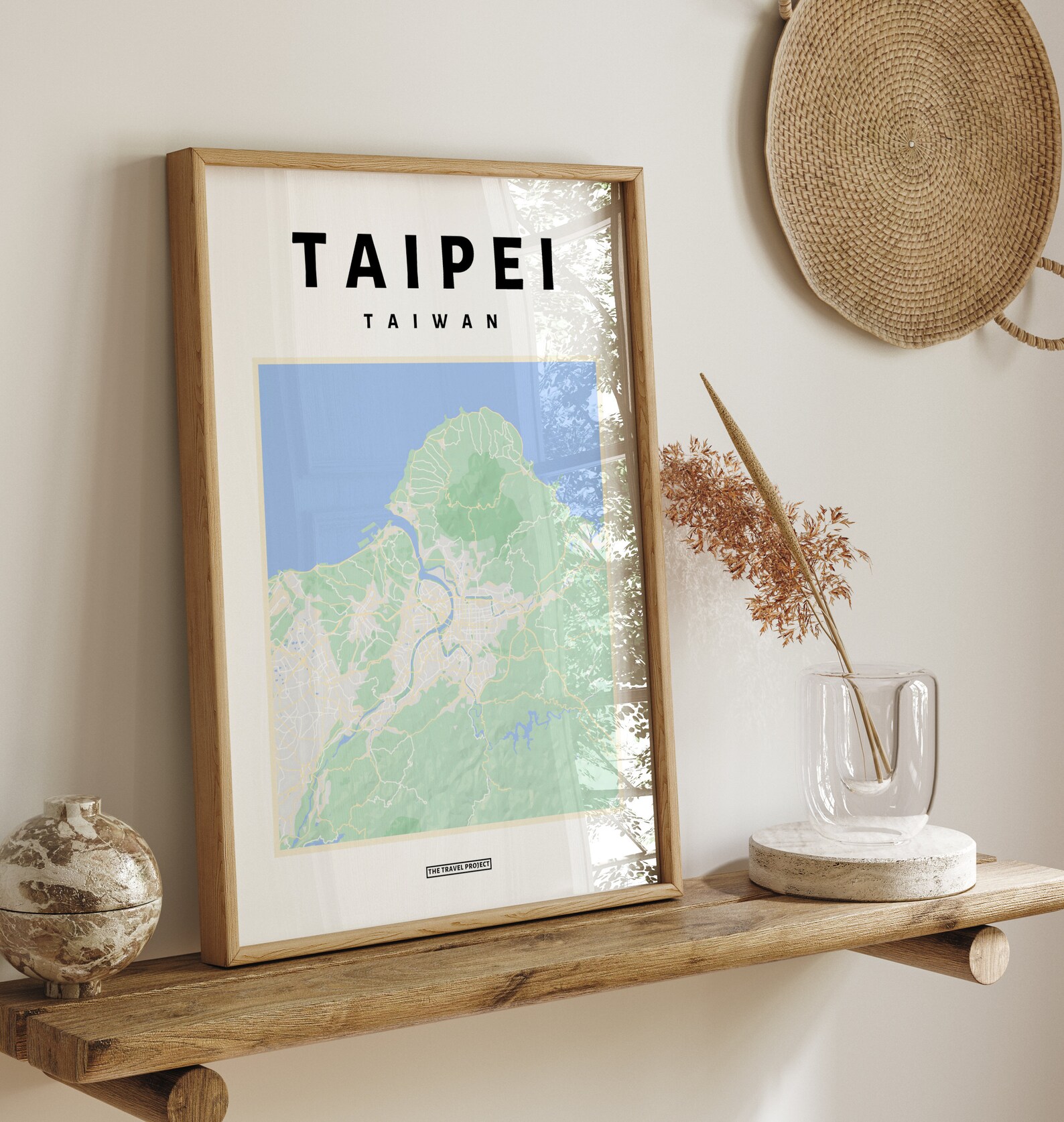 Taipei City Map. Taiwan Travel Print. Map of Asia. World Maps. Street ...