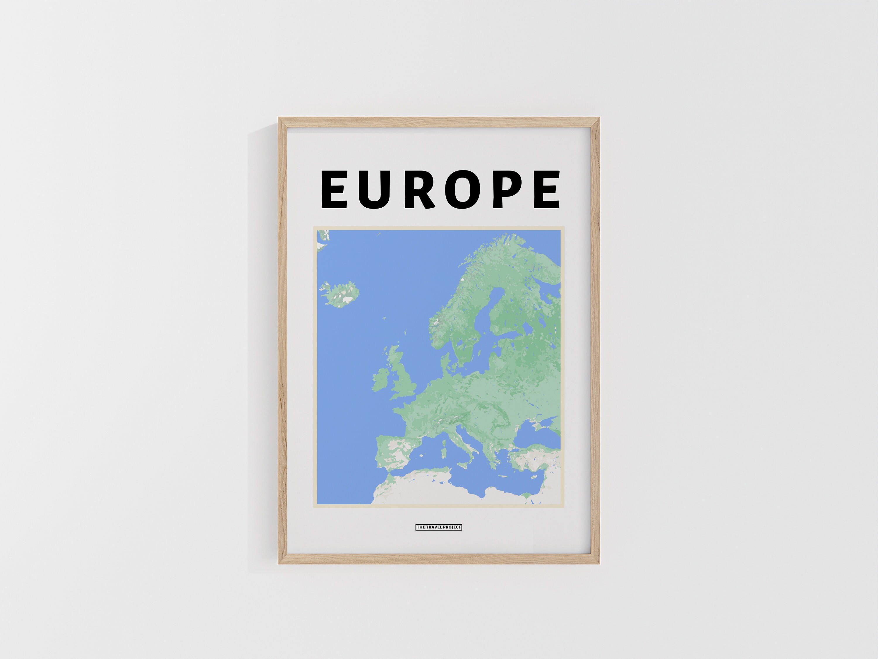 Europe Map. Europe Travel Print. World Maps. Street Maps. Custom Travel ...