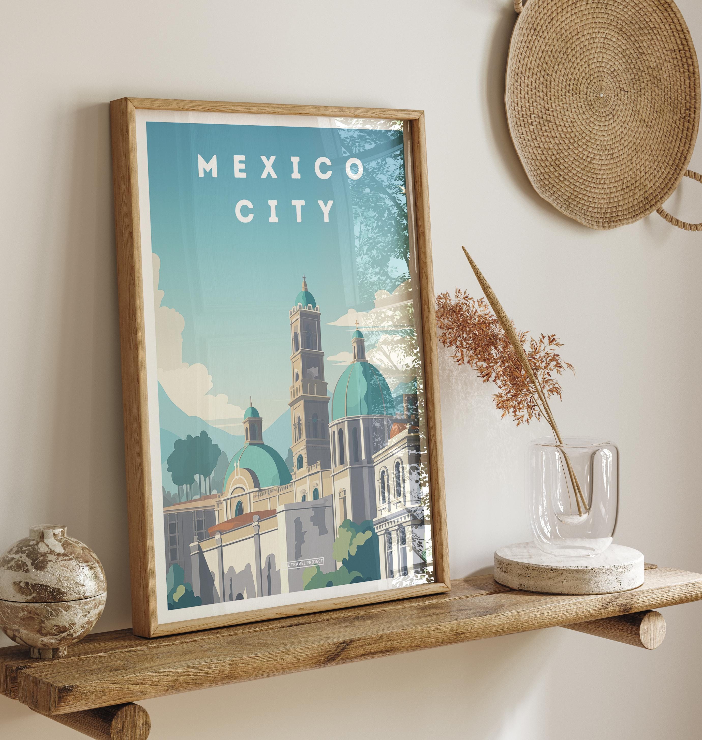 Mexico City Travel Print. Mexico Poster. South America Travel Print ...