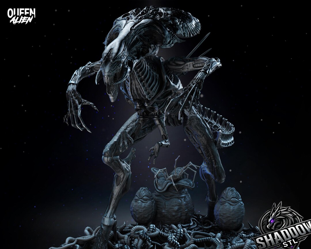 Alien Queen Sculpture - 3D Printable STL File - Etsy UK