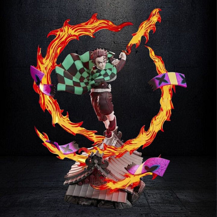 3D Tanjiro Demon Slayer 3D STL Model Digital Download Art Diy Gift ...