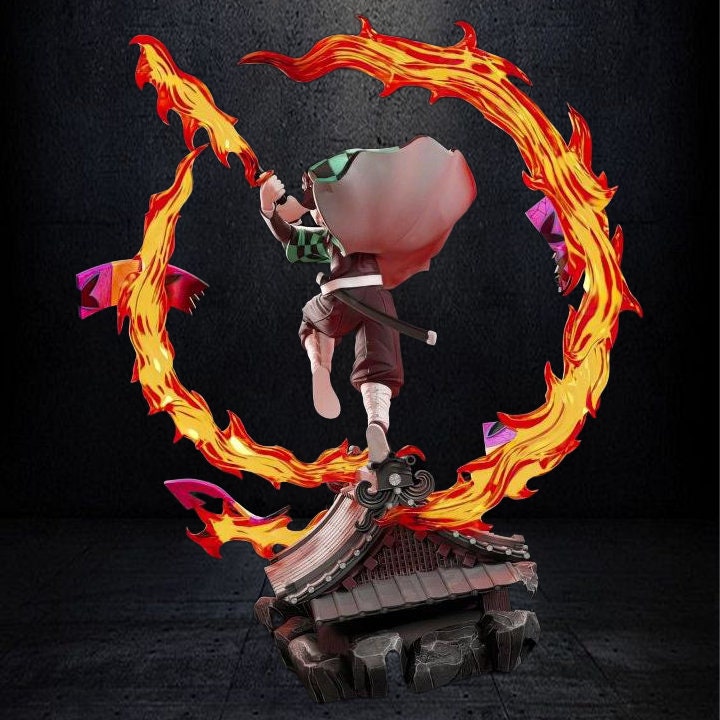 3D Tanjiro Demon Slayer 3D STL Model Digital Download Art Diy Gift ...