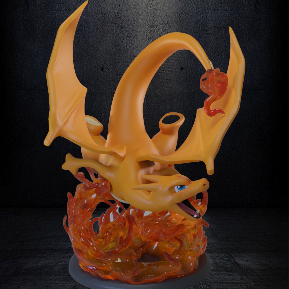 3D Charmander Charmeleon Charizard Pokemon 3D STL Model Digital ...