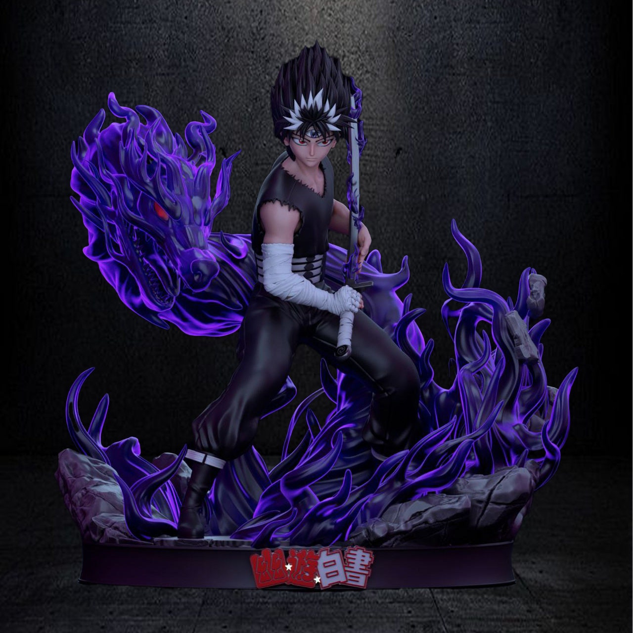 3D Hiei Yuyu Hakusho 3D STL Model Digital Download Art Diy Gift - Etsy