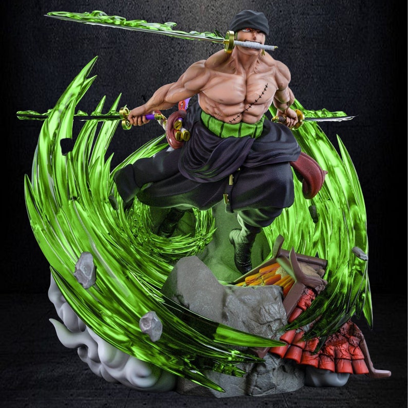 3D Roronoa Zoro 3D STL Model Digital Download Art Diy Gift - Etsy UK