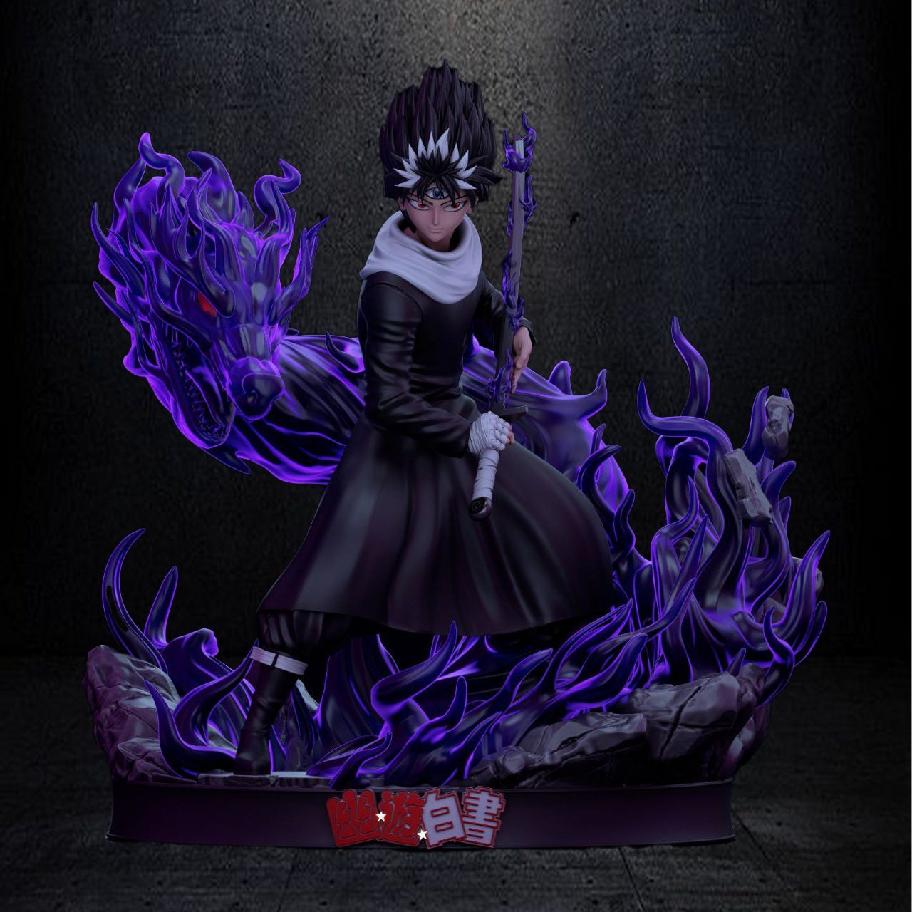 3D Hiei Yuyu Hakusho 3D STL Model Digital Download Art Diy Gift - Etsy