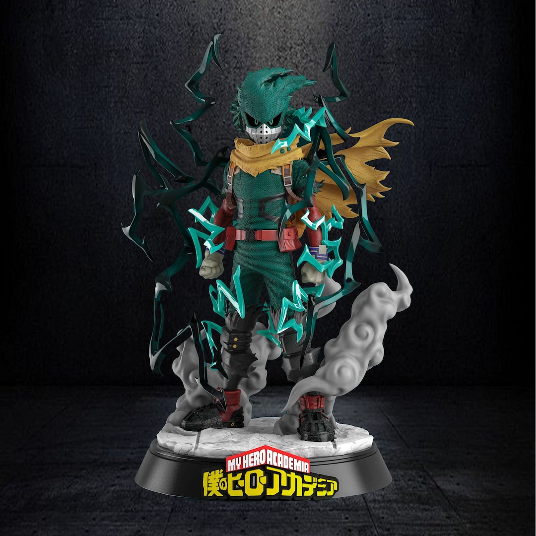 3D Dark Deku My Hero Academia 3D STL Model Digital Download Art Diy ...