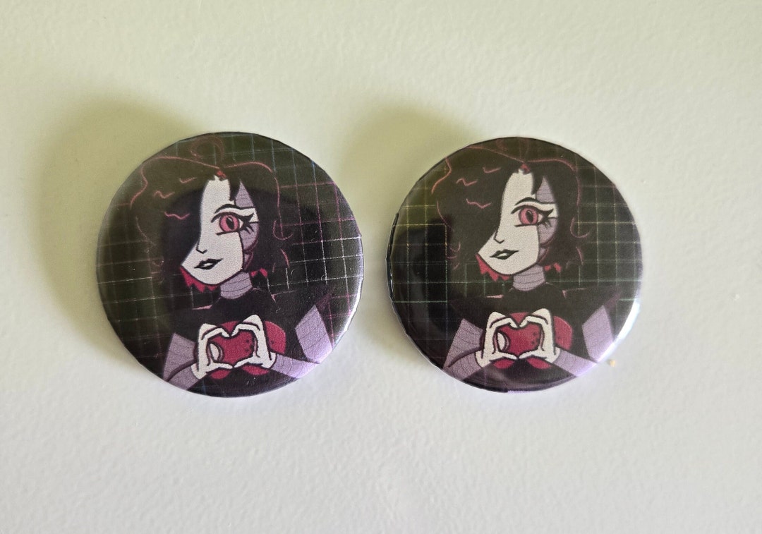 Mettaton Undertale Pride Pins - Etsy