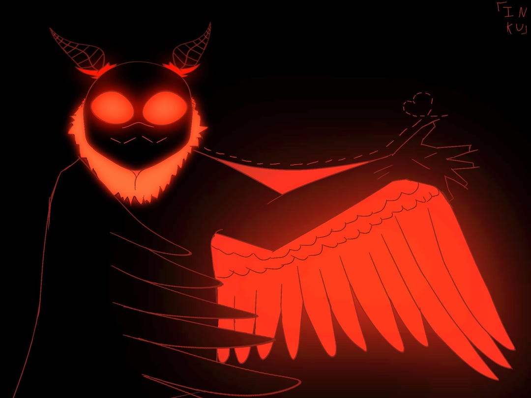 Mothman Print - Etsy