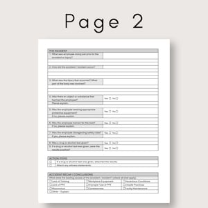 Incident Report Form: Customizable Event Documentation (digital ...