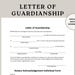 Letter of Guardianship, Notary Letter, Guardianship, Notary Form ...