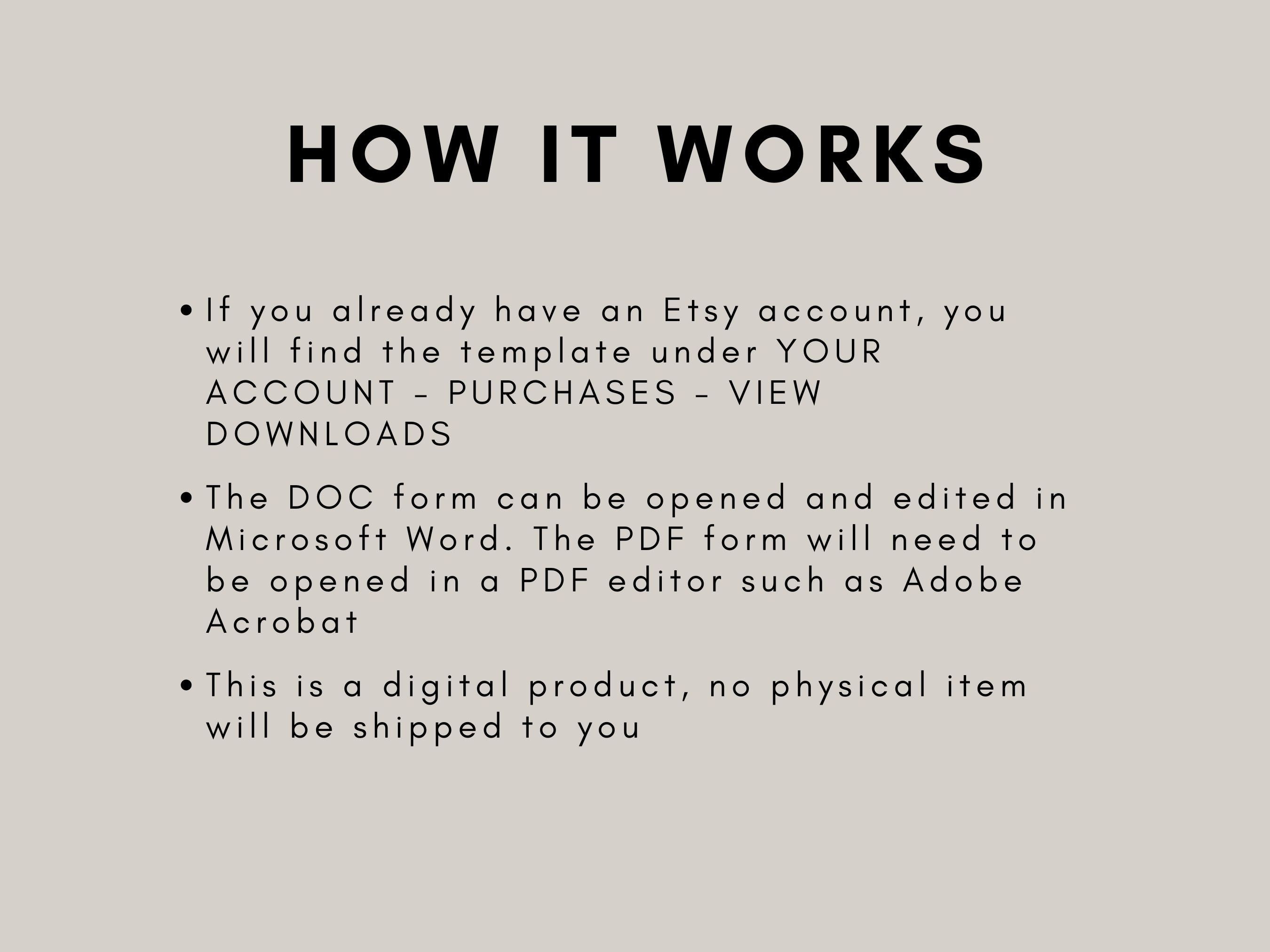 Petty Cash Log Template: Printable Accounting Ledger (PDF & Word) - Etsy