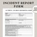 Incident Report Form: Customizable Event Documentation (digital ...