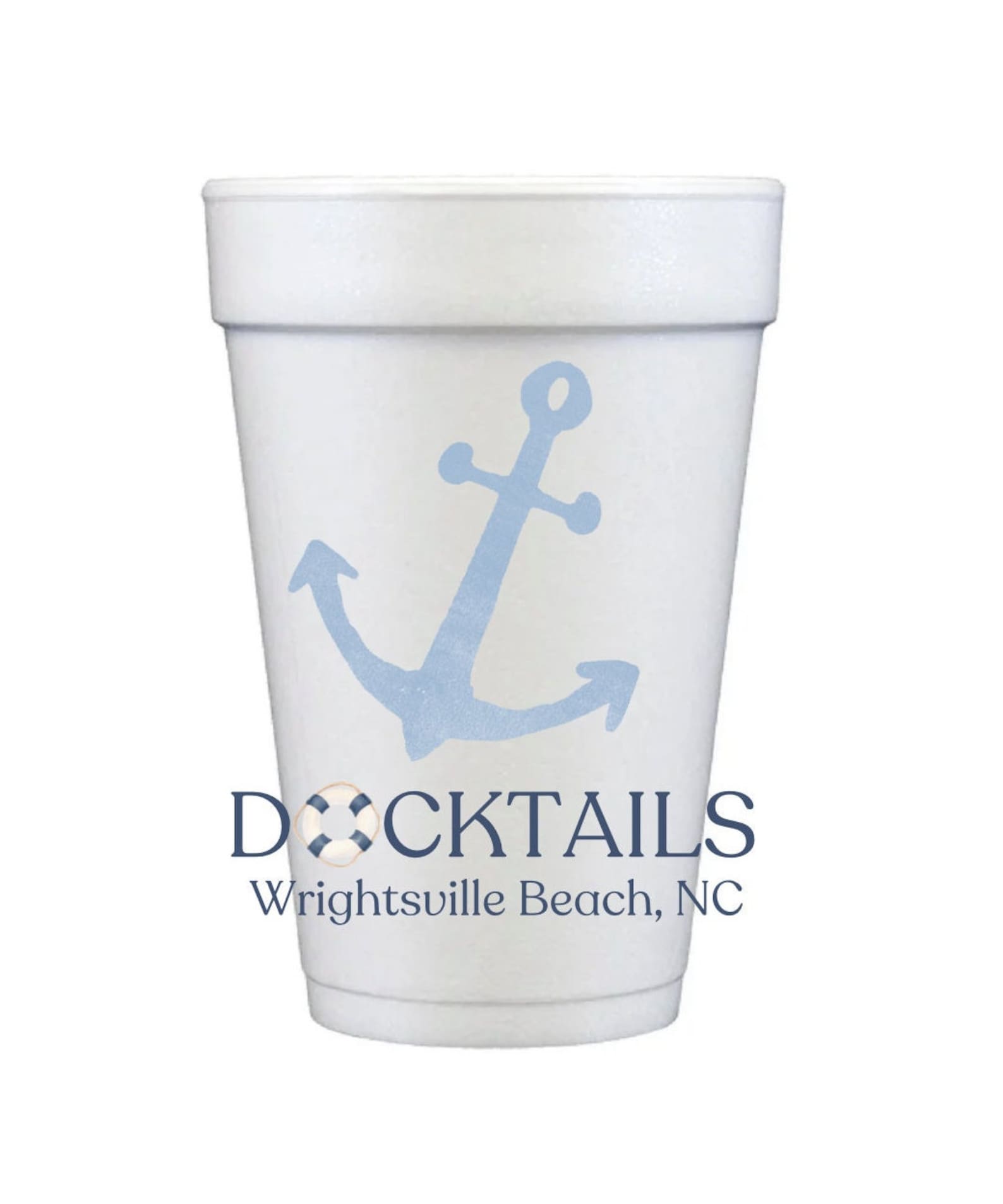 Docktails, Beach House Cups, Personalized Styrofoam Cups, Beach Party ...