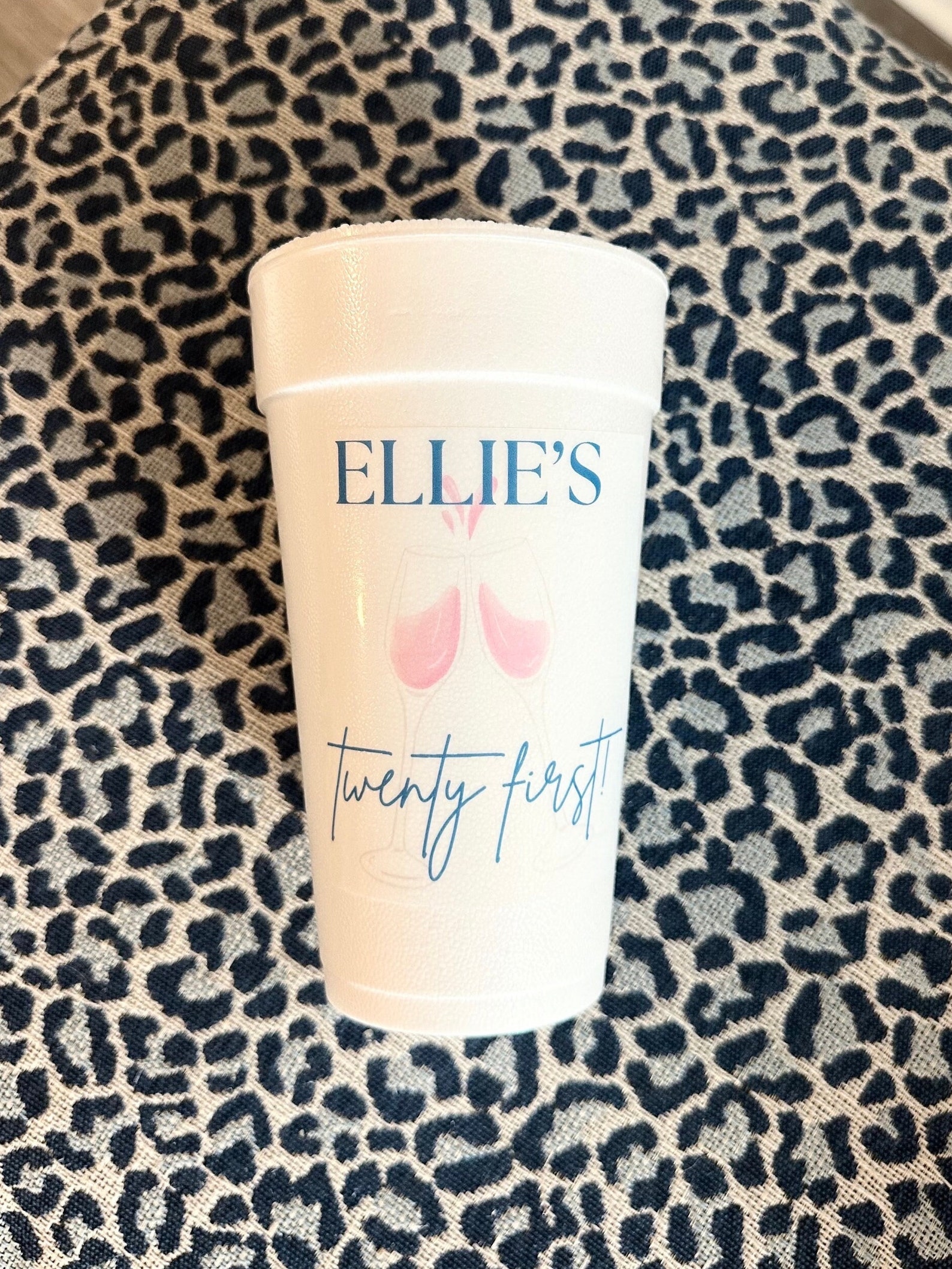 Birthday Cups, Personalized Styrofoam Cups, - Birthday Foam Cups, 21st ...