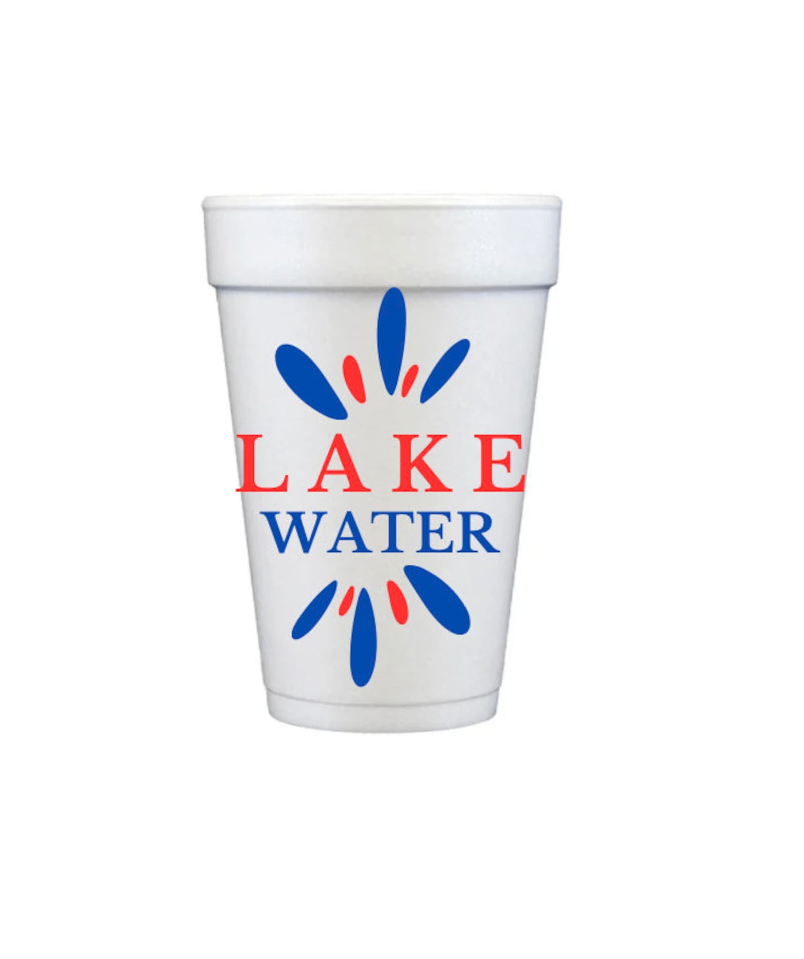 Lake Water, Personalized Styrofoam Cups, Lake Party Cups, Lake Cups ...
