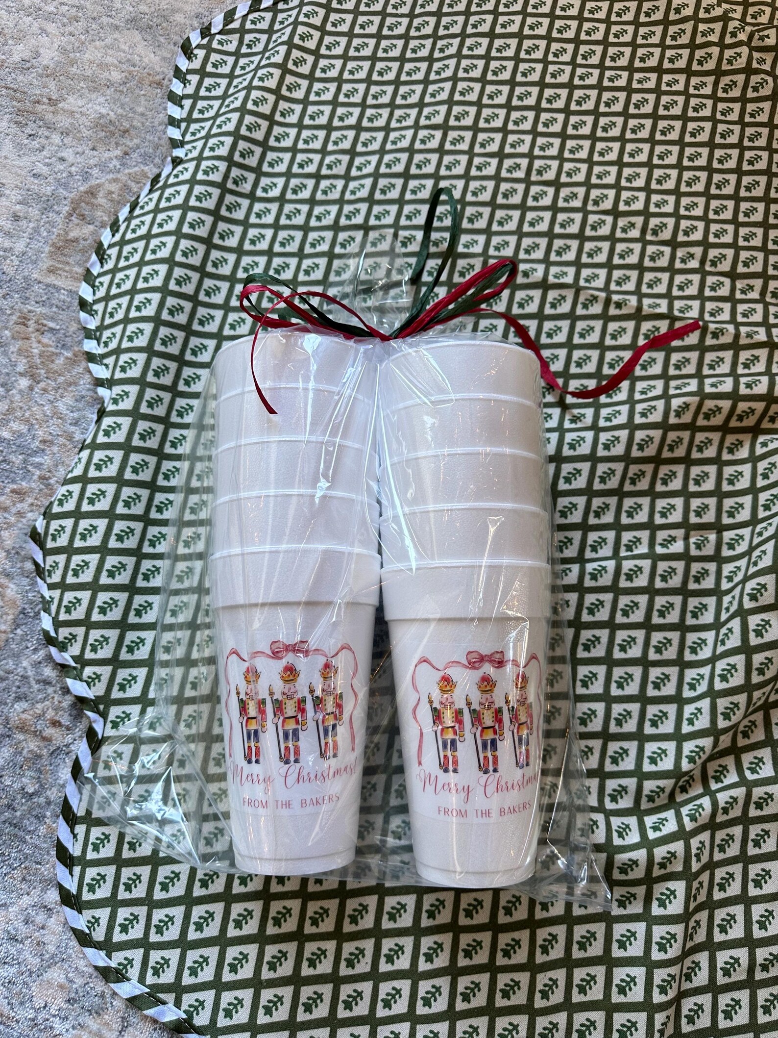 Nutcracker Cups, Christmas Cups, Merry Christmas Foam Cups, Custom ...