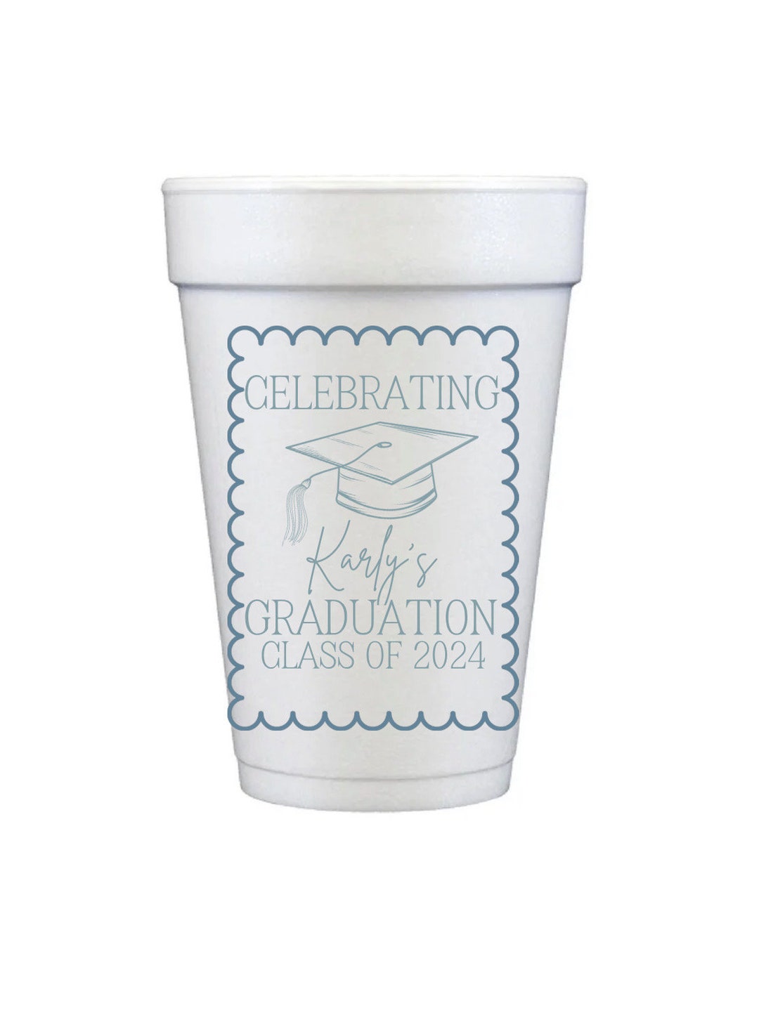 Personalized Styrofoam Cups, Graduation Cups - Graduation Foam Cups ...