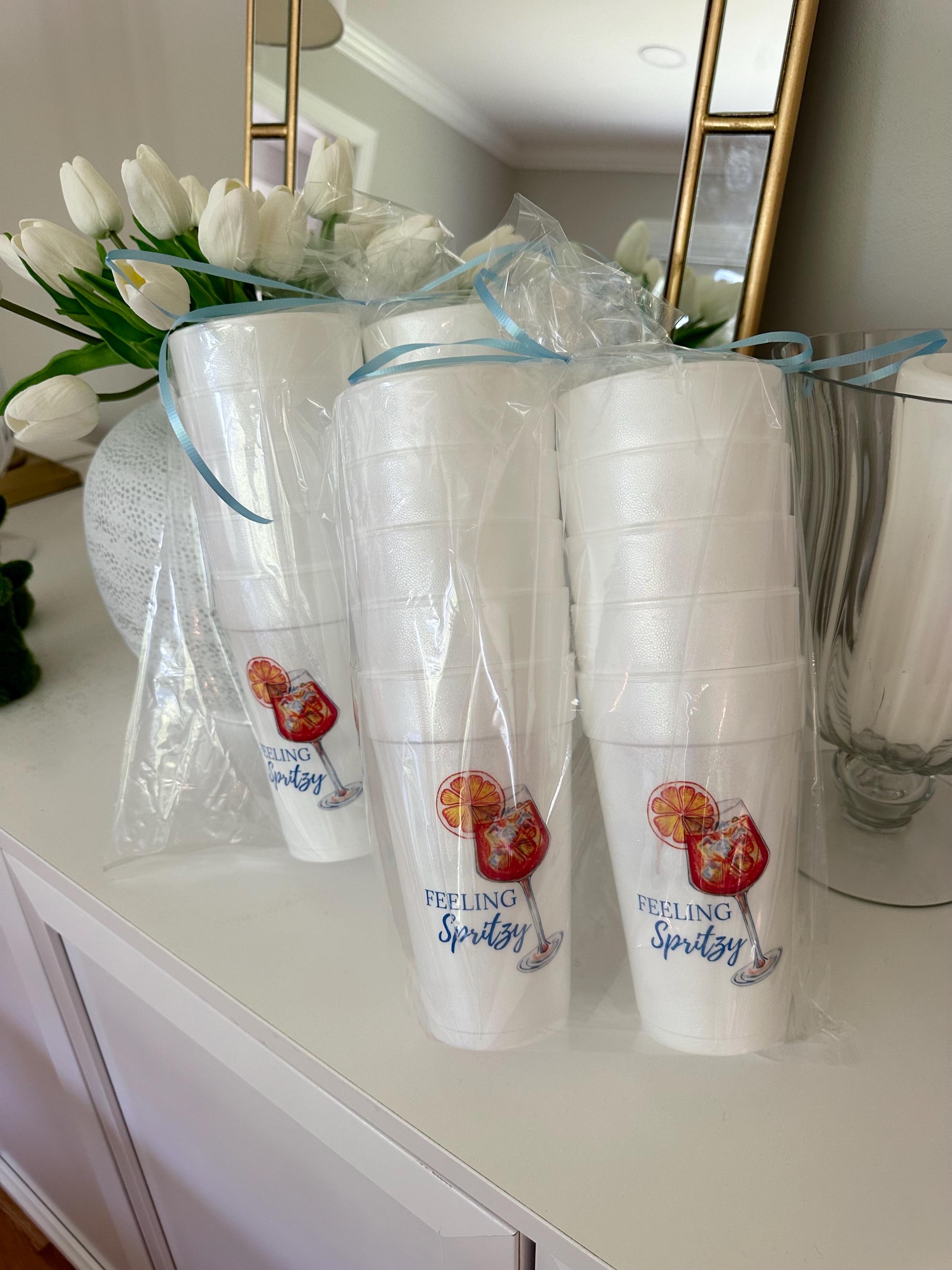 Personalized Styrofoam Cups, Birthday Cups - Birthday Foam Cups, Party ...