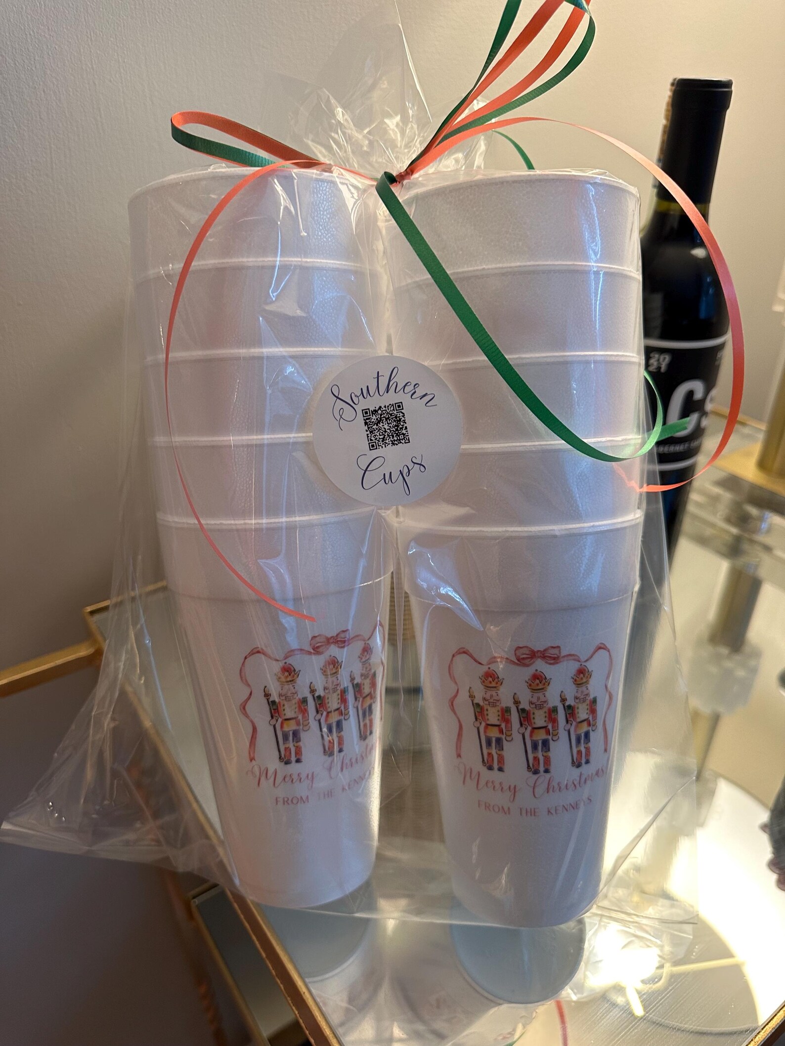 Nutcracker Cups, Christmas Cups, Merry Christmas Foam Cups, Custom ...