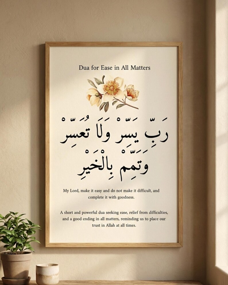Islamic Wall Art - Arabic Calligraphy Print - Islamic Home Decor ...
