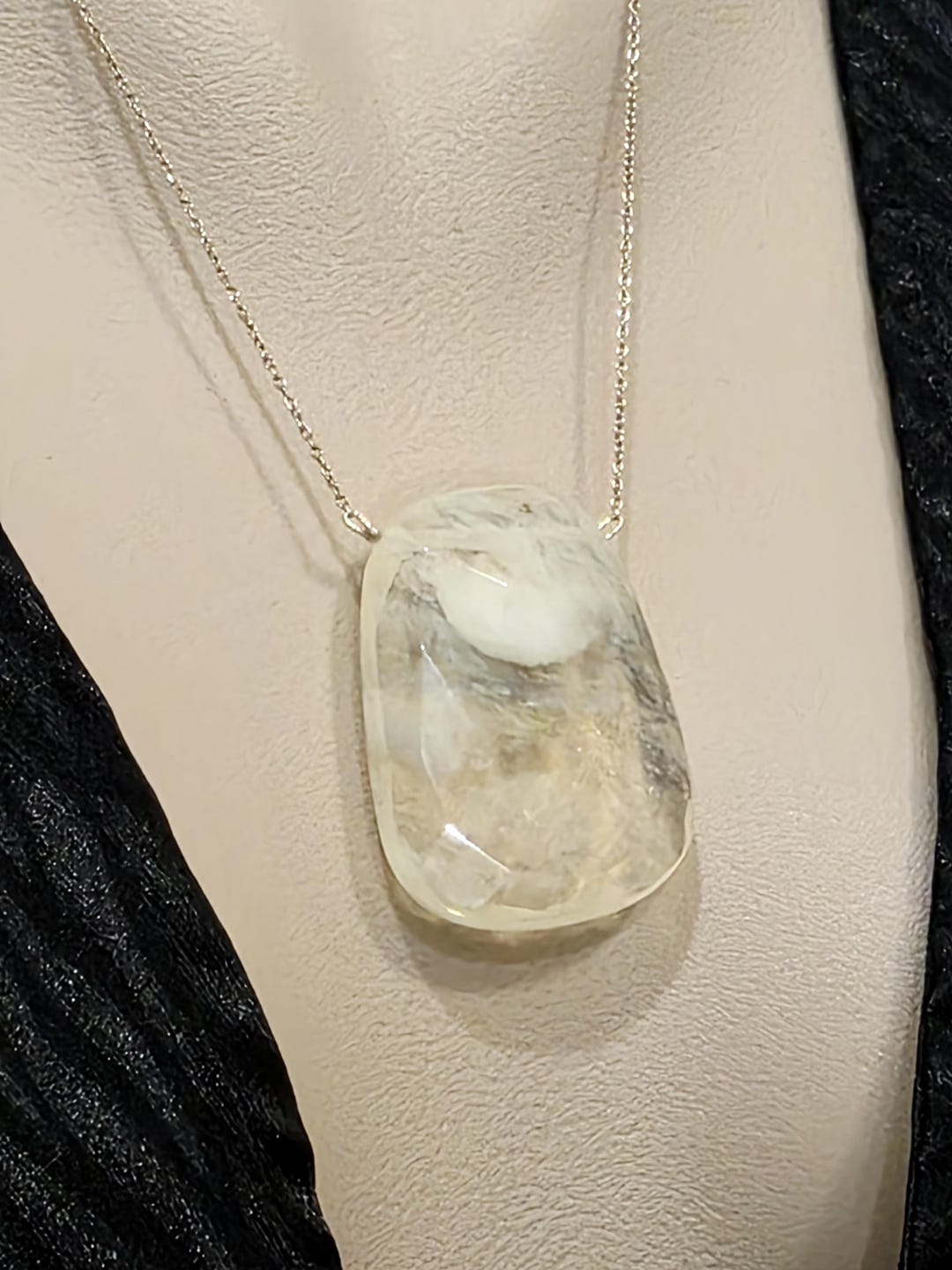 Pineapple Quartz Ladder Necklace: Gold Filled Chain, Jennifer Lopez ...