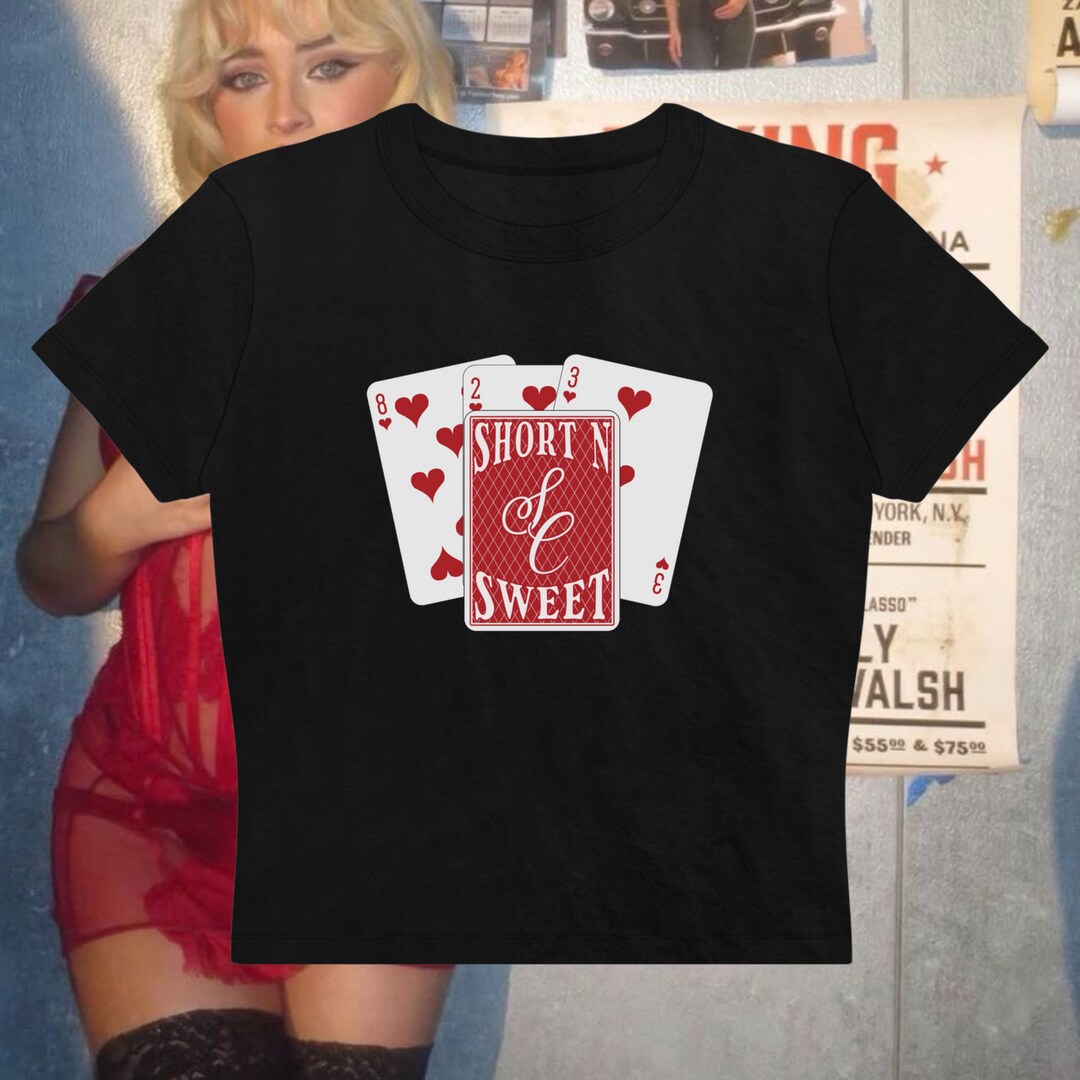 Short N Sweet Sabrina Carpenter Baby Tee Short N Sweet Fan Art & Album ...