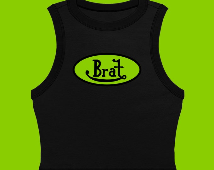 BRAT Charli XCX von Dutch Inspired Baby Muscle Tank Shirt, Brat Tour ...
