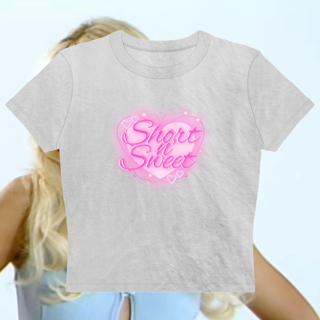 Short N Sweet Airbrush Sabrina Carpenter Baby Tee Short N Sweet Fan Art ...