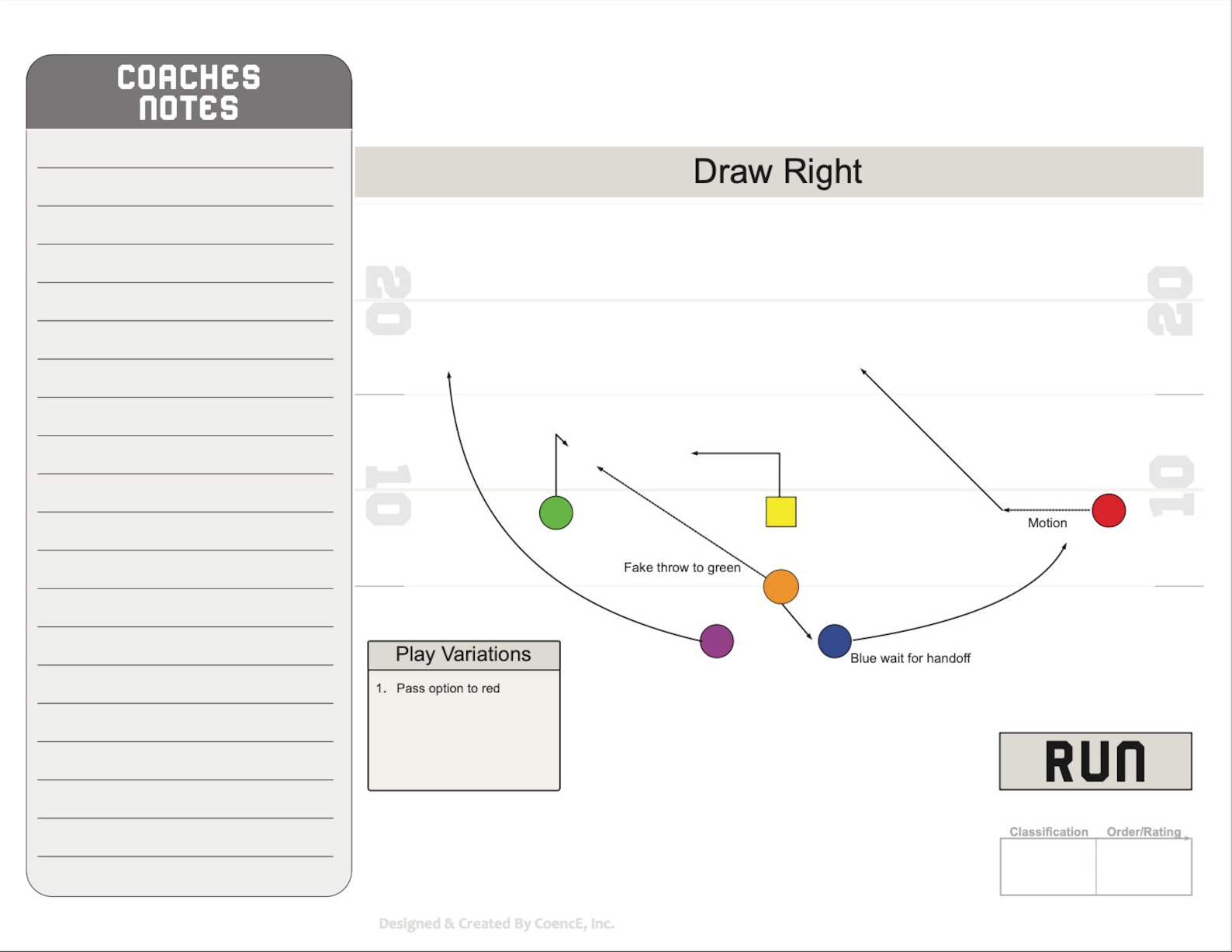 6v6 Youth Flag Football Playbook, 40 Plays (printable) - Etsy