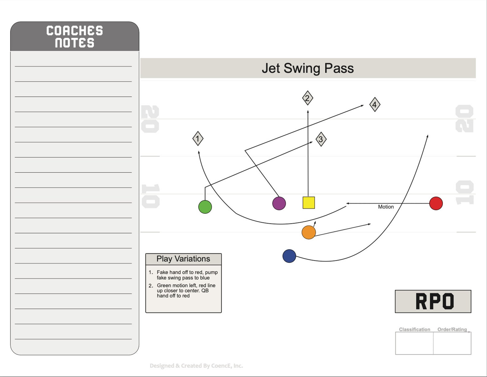 6v6 Youth Flag Football Playbook, 40 Plays (printable) - Etsy